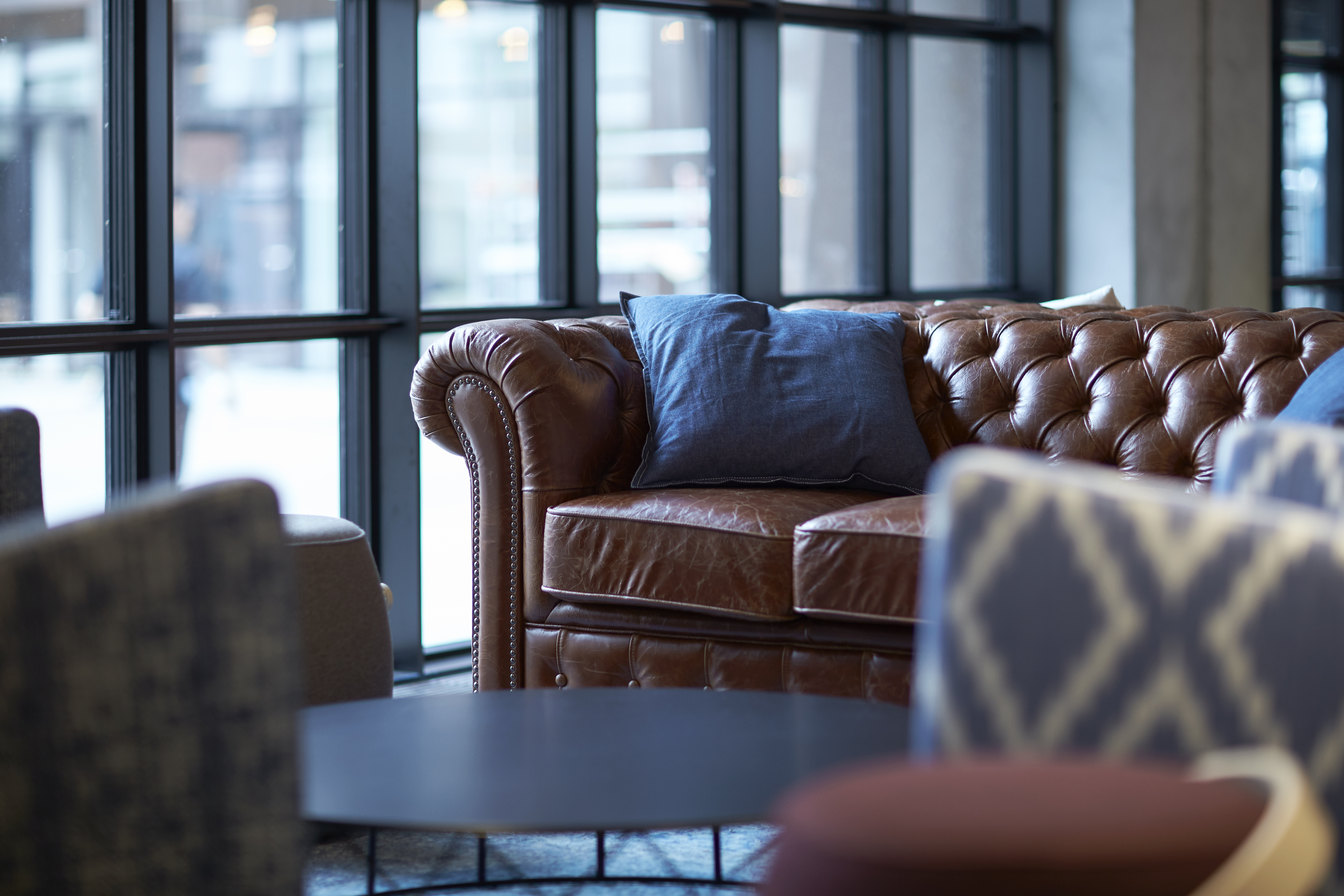 Lounge area at Steel House Copenhagen